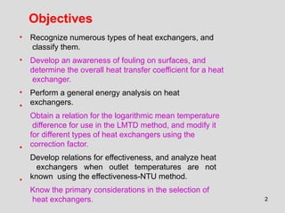 Unit 3 Heat Exchanger includes problems and equation | PPT