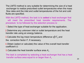 Unit 3 Heat Exchanger includes problems and equation | PPT
