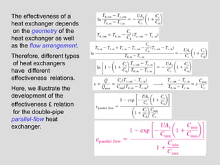 Unit 3 Heat Exchanger includes problems and equation | PPT