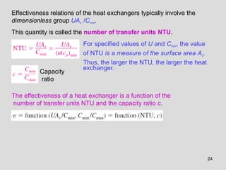 Unit 3 Heat Exchanger includes problems and equation | PPT