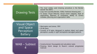 NEUROBEHAVIORAL TESTING ALD MASLP | PPT