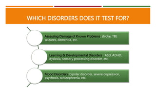 NEUROBEHAVIORAL TESTING ALD MASLP | PPT