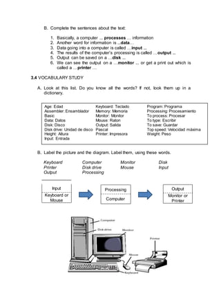 Unit 3 how a computer works | PDF