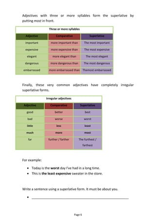 Unit 3 i am the oldest | PDF