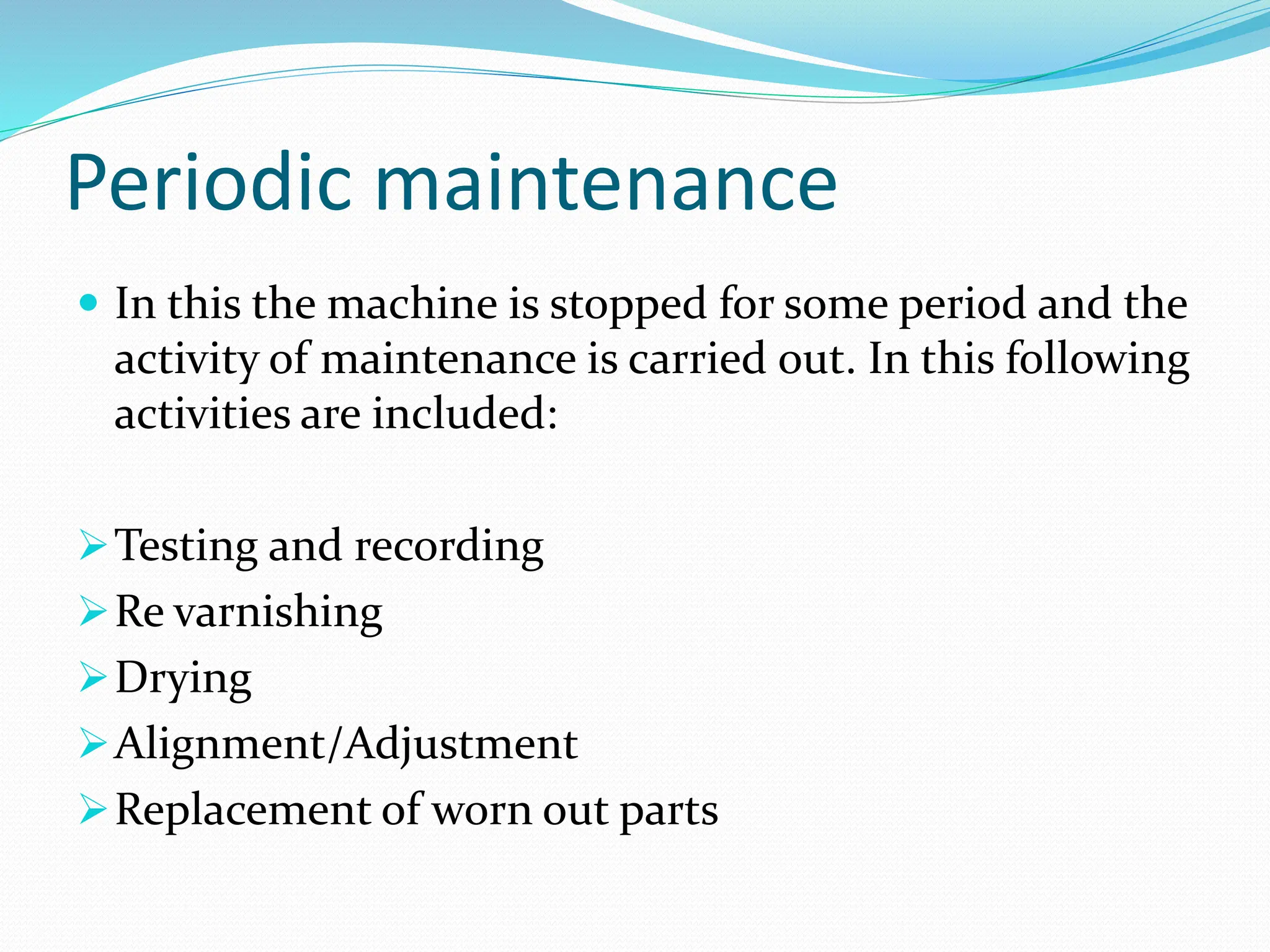 Maintenance of Electrical /Electronic Equipment | PPTX