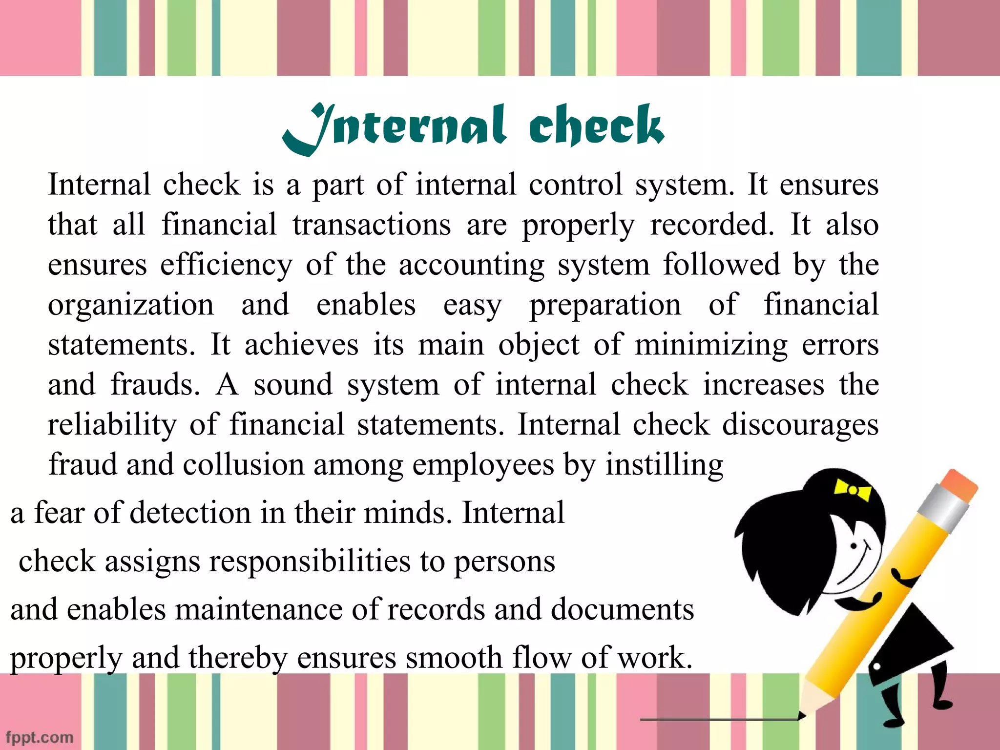 Unit 3 internal control | PPT