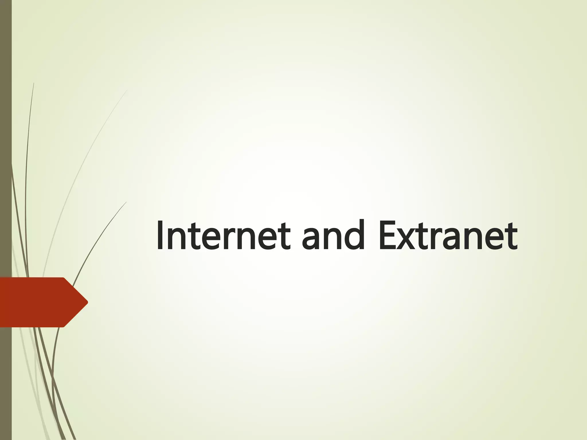 Unit – 3 Internet and Extranet.pptx