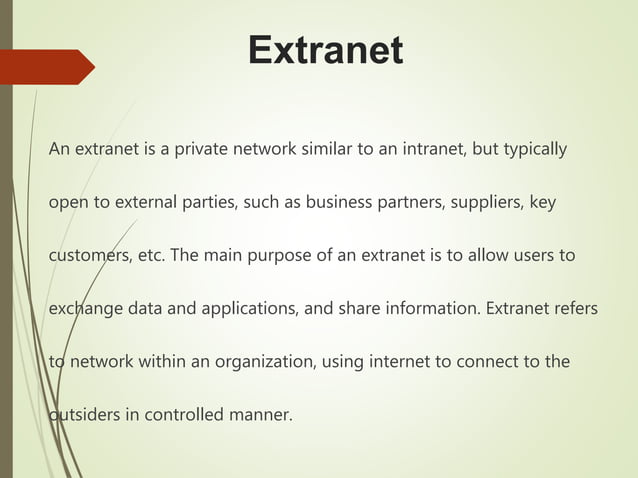 Unit – 3 Internet and Extranet.pptx