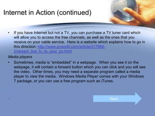 Unit 3 internet overview | PPTX