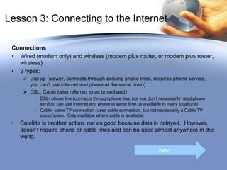 Unit 3 internet overview | PPTX
