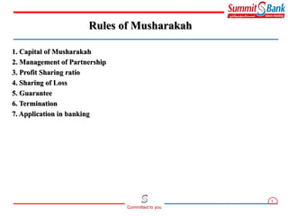 Unit 3 (introduction of musharka) | PPTX