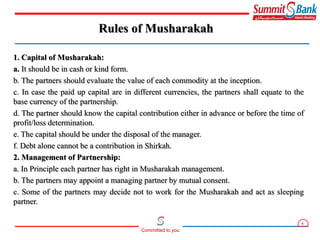 Unit 3 (introduction of musharka) | PPTX