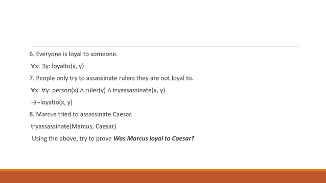 Knowledge representation using predicate logic | PDF | Programming Languages | Computing