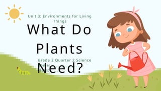 Unit 3 L1.pptx What do plants need to live | PPT