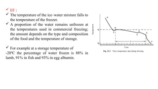 Freezing of food: principles and concepts | PPTX