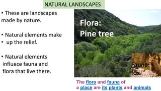 Unit 3 landscapes change. | PPTX