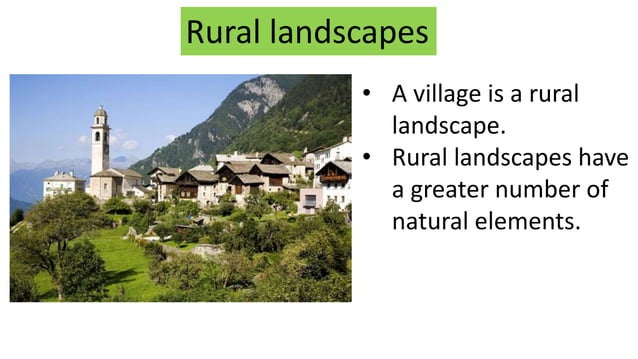 Unit 3 landscapes change. | PPTX