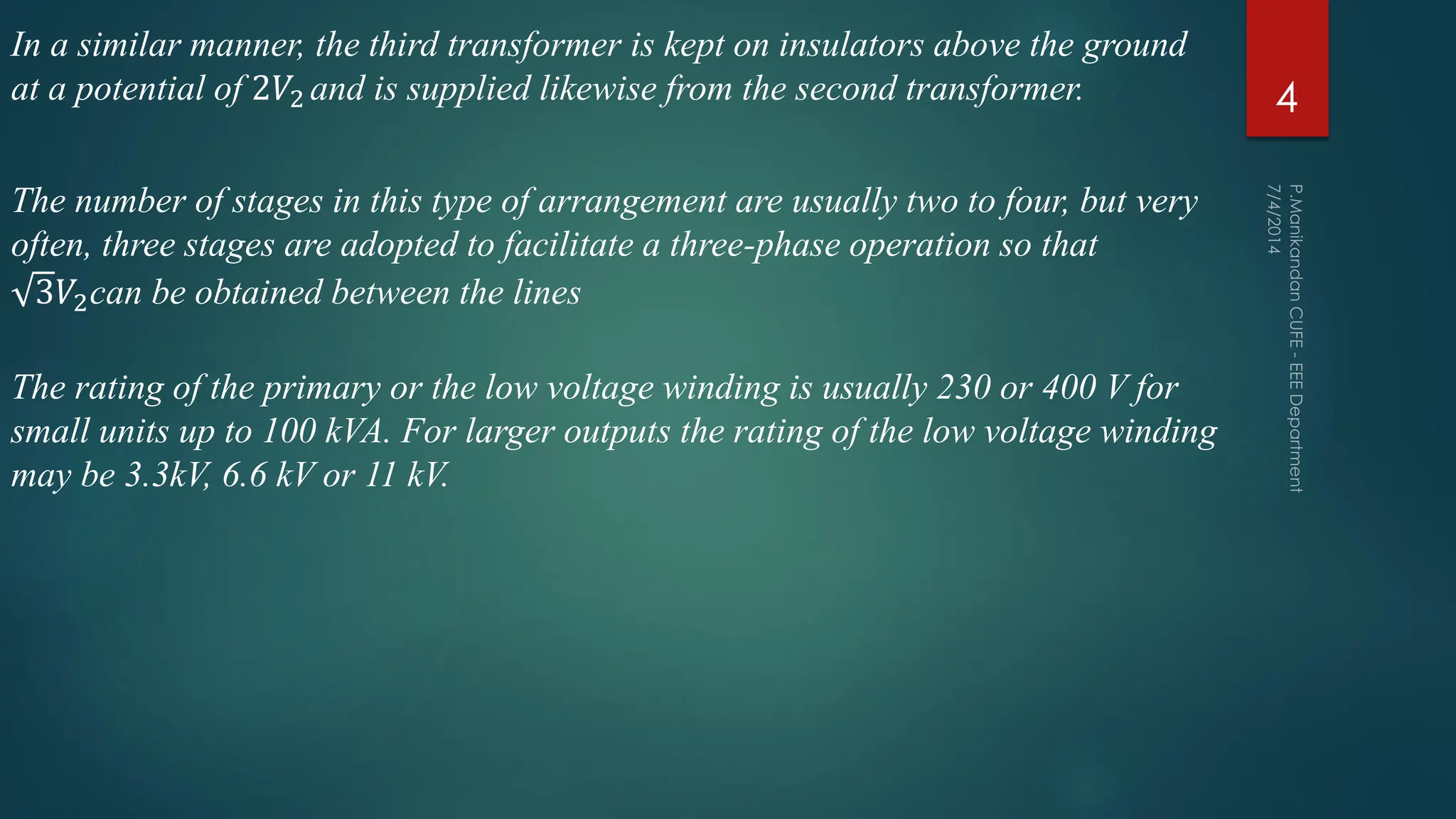 Unit 3 Lecture 4 Generation of High AC voltages & Resonant Transformers.pdf