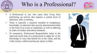 Unit 3 Professional Responsibility | PDF