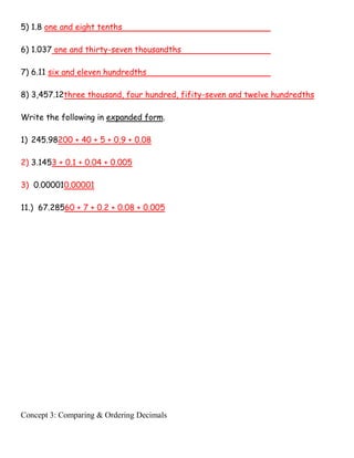 Unit 3 lesson 1 place value comparing ordering | DOCX
