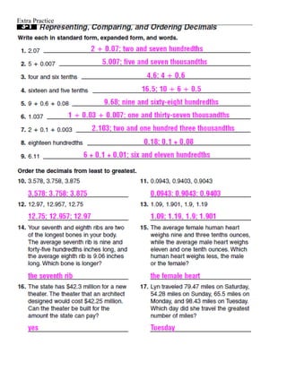 Unit 3 lesson 1 place value comparing ordering | DOCX