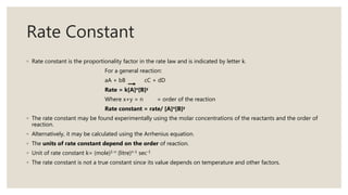Reaction Kinetics | PPTX
