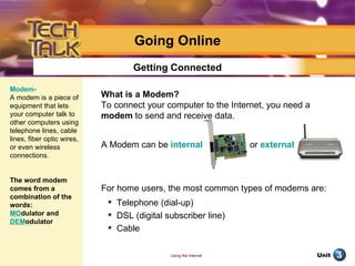Going Online | PPT