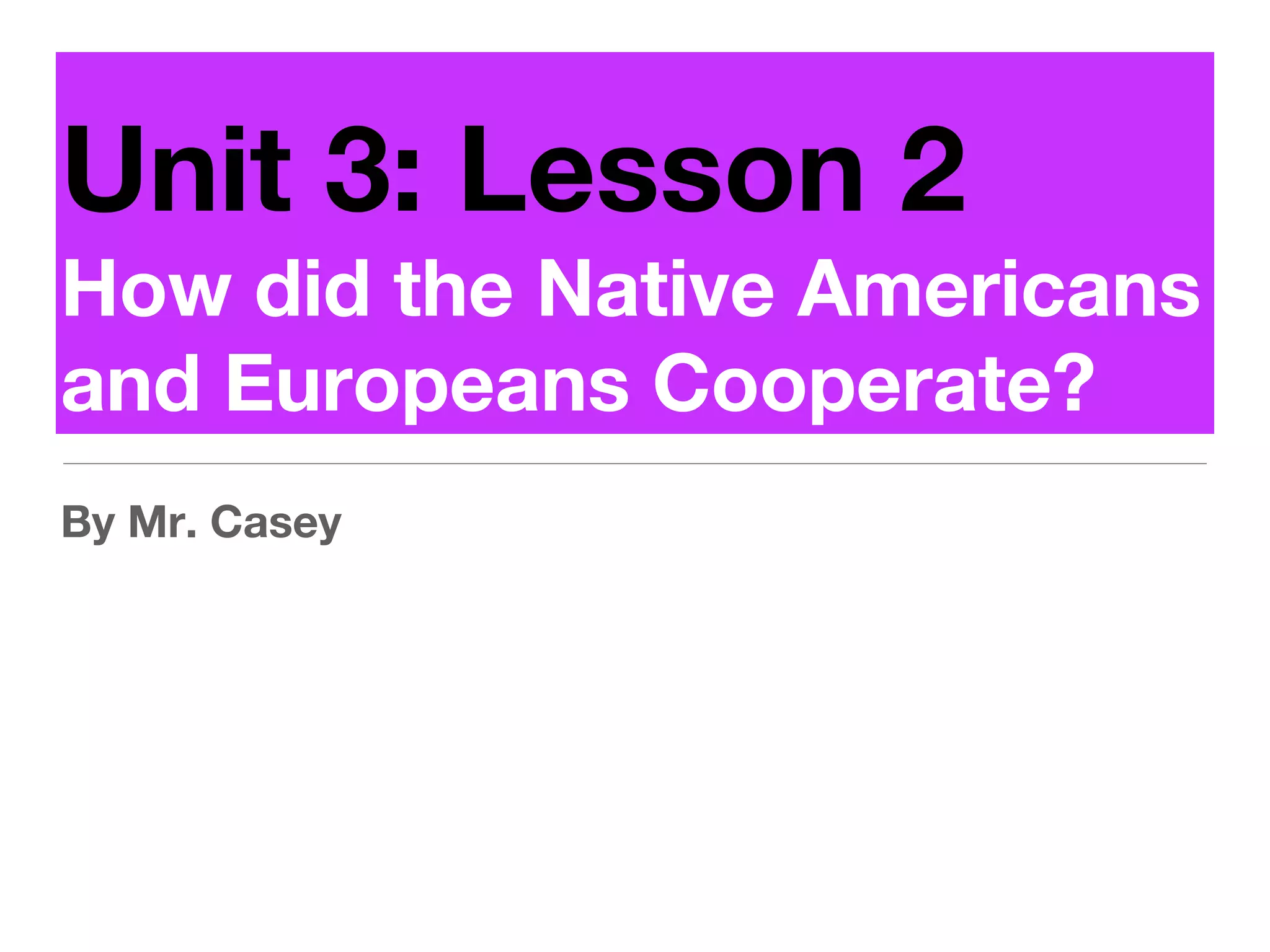 Unit 3, Lesson 2 | PPT