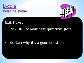 Lyddie: Unit3 lesson3 | PPTX | Apparel Industry | Industries