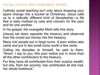 UNIT 3 LESSON 3 RELIGOUS EDUCATION 4- THE CATHOLIC SOCIAL TEACHING ...