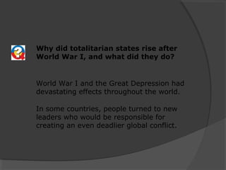 Unit 3 lesson 4 dictators and war-1 | PPT | Death, Injury, or Military ...