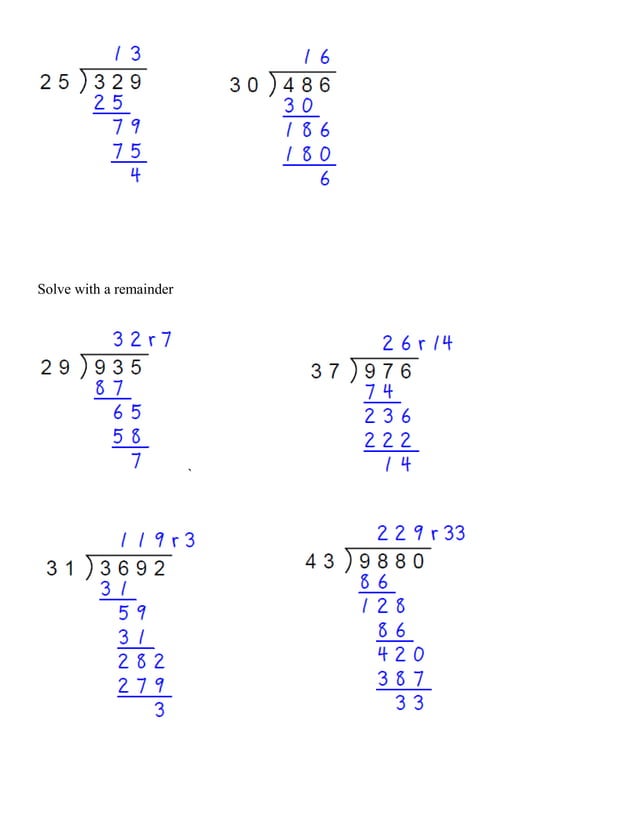 Unit 3 lesson 5 division | DOCX