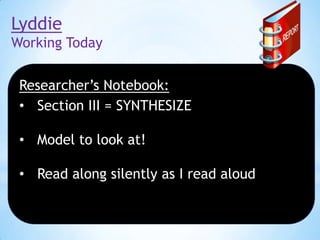 Lyddie: Unit3 lesson6 | PPTX