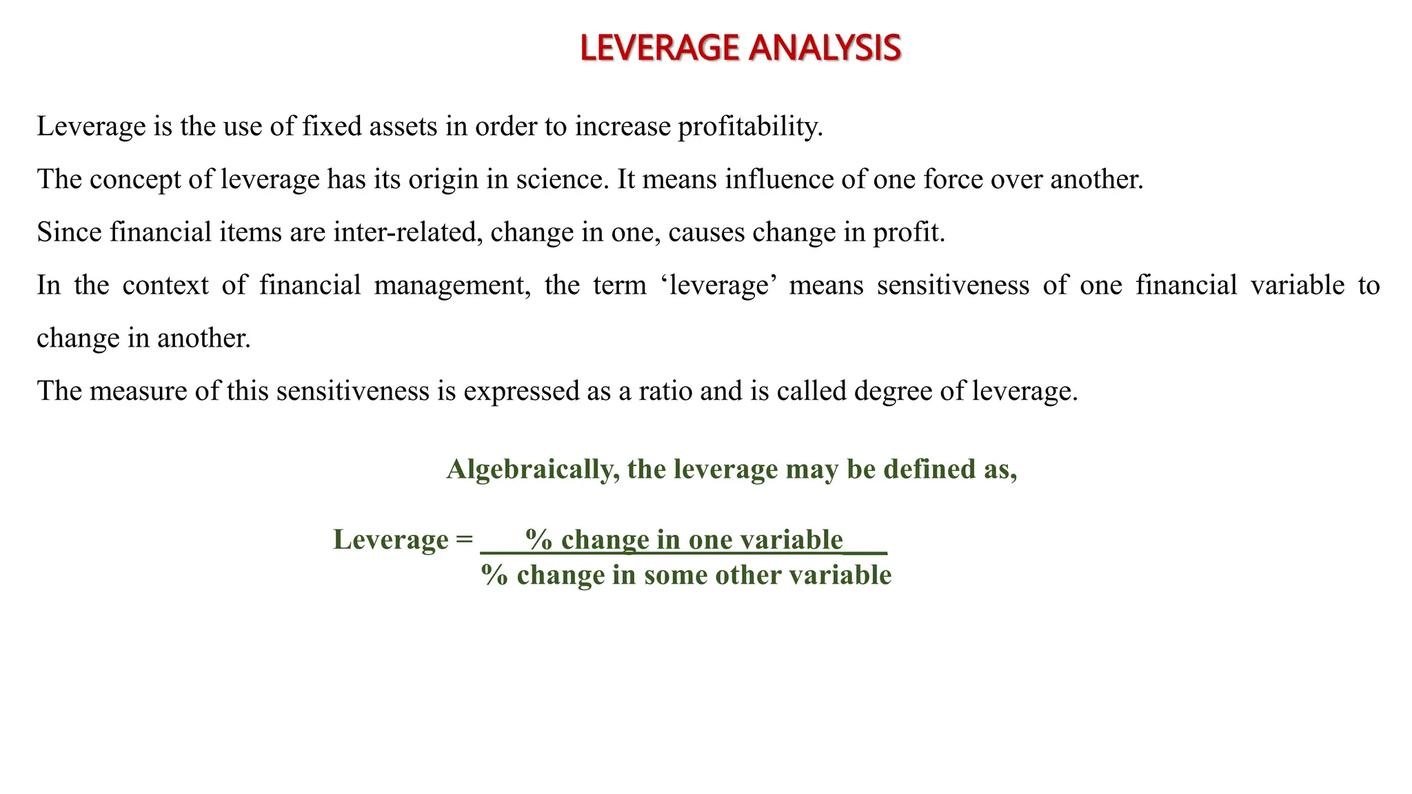 UNIT 3 CAPITAL STRUCTURE THEORY AND LEVERAGE ANALYSIS | PPTX