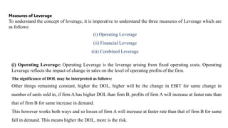 UNIT 3 CAPITAL STRUCTURE THEORY AND LEVERAGE ANALYSIS | PPTX