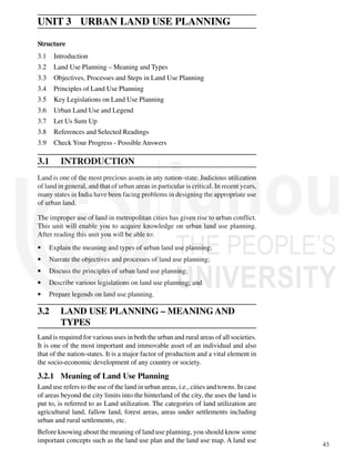Physical planning Notes/Spatial planning | PDF