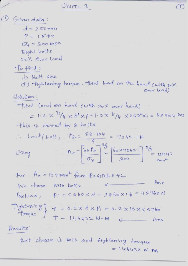 Unit_3_Machine Design.pdf useful for students | PDF