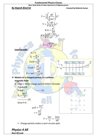 Unit 3 Magnetism and effect of current | PDF