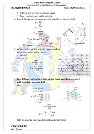 Unit 3 Magnetism and effect of current | PDF
