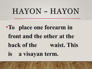 UNIT 3 MAPEH 6 LESSON 1 DANCE TERMS, STEPS AND DIRECTION- PE.pptx