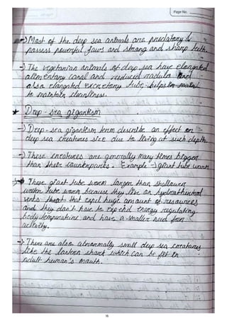 unit 3 Marine biology notes for 3rd sem generic | PDF