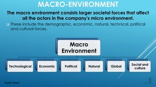 Unit 3 - Marketing Environment & It's Impact | PDF