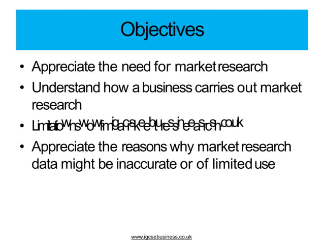 Unit 3: Market Research | PPTX