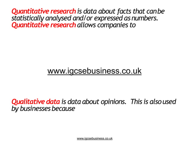 Unit 3: Market Research | PPTX