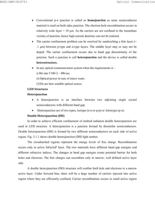 EC 8751 - Optical Sources & Detectors | PDF