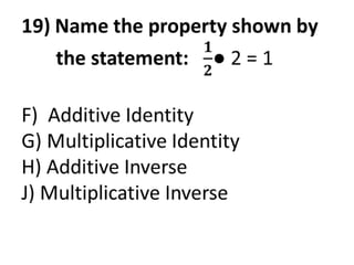 Unit 3 Math Test | PPTX