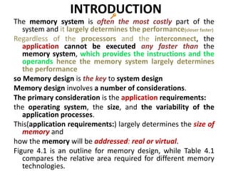 UNIT 3 Memory Design for SOC.ppUNIT 3 Memory Design for SOC.pptx