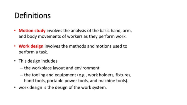 Unit 3 Micro and Memo motion study.pdf | Video Production | Content ...