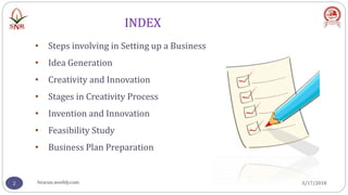 Setting up Business Enterprise | PPTX