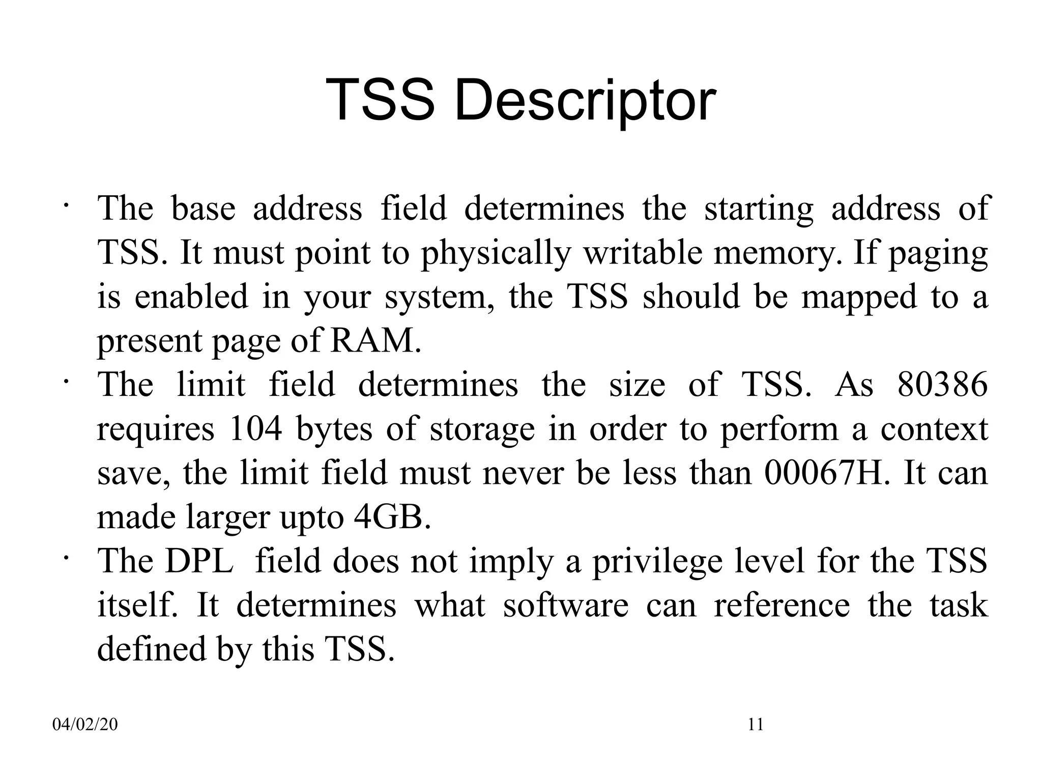 PAI Unit 3 Multitasking in 80386 | PDF
